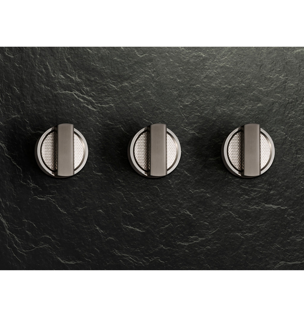 Monogram 48" Designer Collection Titanium Knobs for Pro Range – GE ...